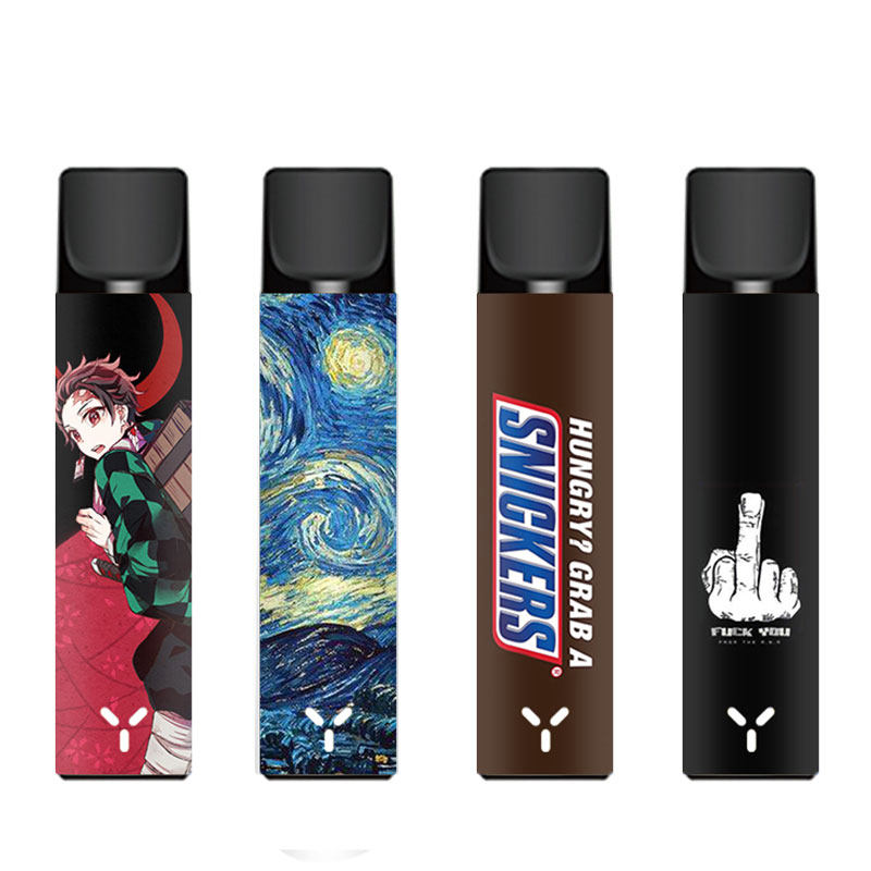 柚子贴纸迷你plus烟杆贴卡通贴画保护套装饰贴定制YOOZ mini贴膜_虎窝淘