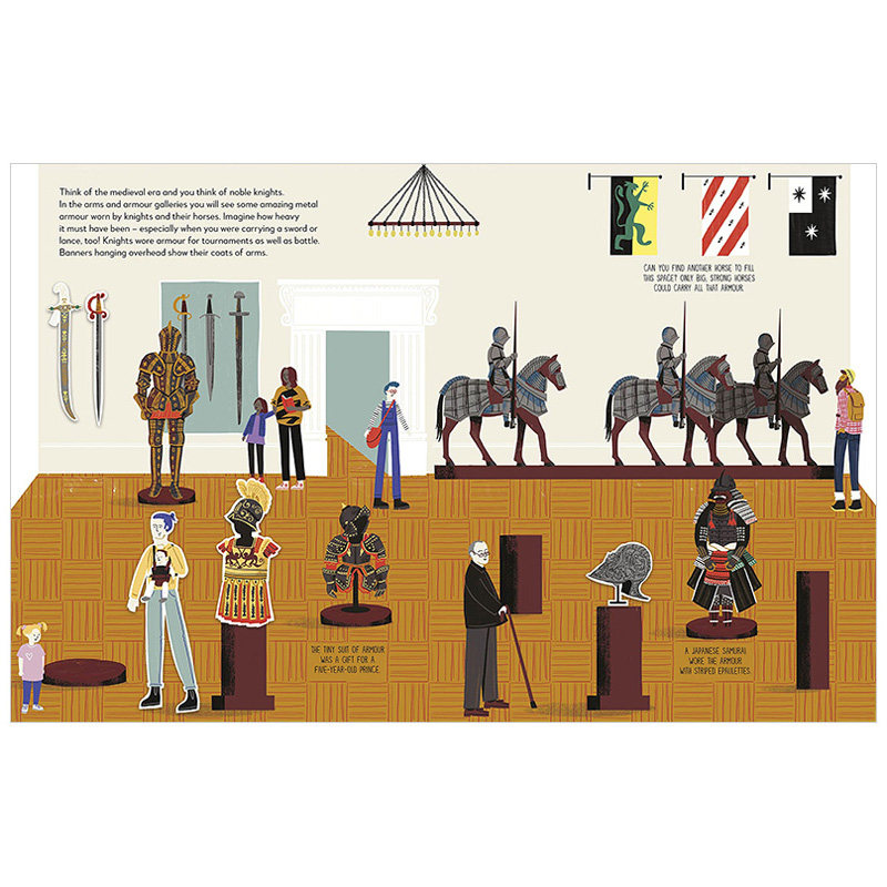 【现货】【DK儿童艺术系列】我的大都会艺术博物馆贴纸收藏My Met Sticker Collection 4-8岁少儿展览馆互动活动游戏书 ...