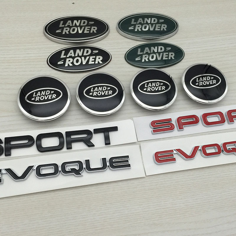适用于陆风X7改装路虎前机盖RANGE ROVER字母标志极光后尾车标EVO_虎窝淘