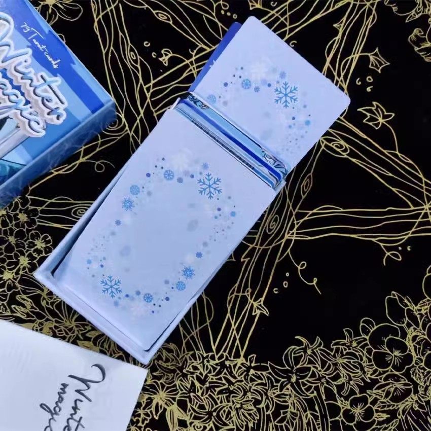 Winter Magic Tarot冬天少女天地盖12*7cm带说明书英文卡牌游戏_虎窝淘