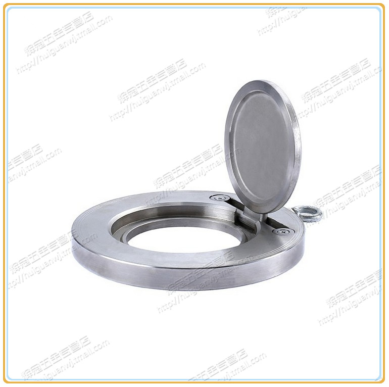 对夹式圆片止回阀 304不锈钢薄型止回阀/单向阀/逆止阀 H74W-16P_虎窝淘