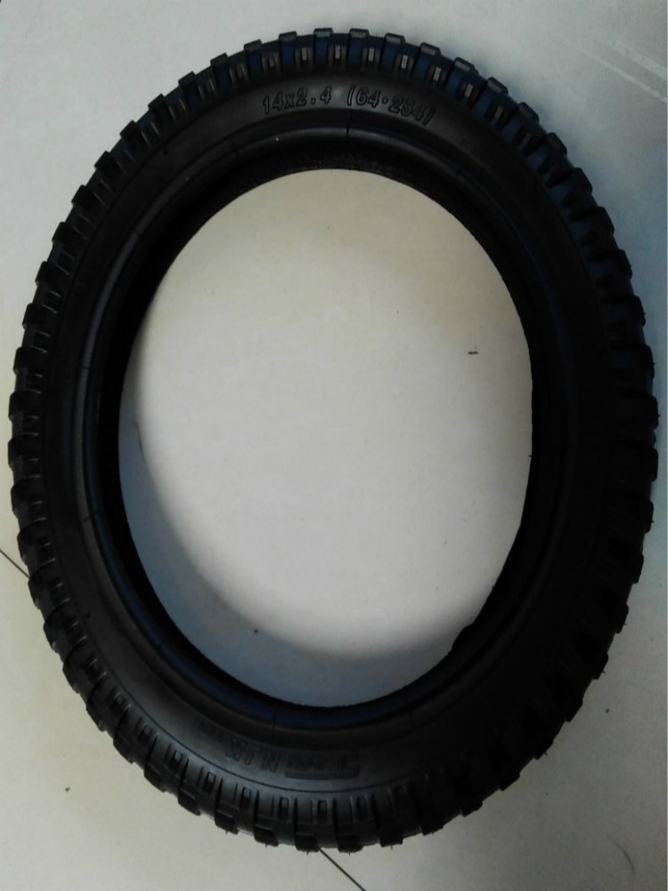14寸儿童自行车轮胎14x2.4（64-254）内外胎单车14x2.40童车配件_虎窝淘