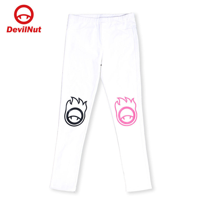 DEVIL NUT潮牌恶魔女士特紧身修身牛仔裤 PARTY ASV_虎窝淘