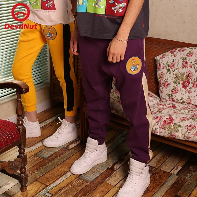 DEVIL NUT潮牌恶魔男女同款无侧缝裤01-猫鼠合作系列 SNT_虎窝淘