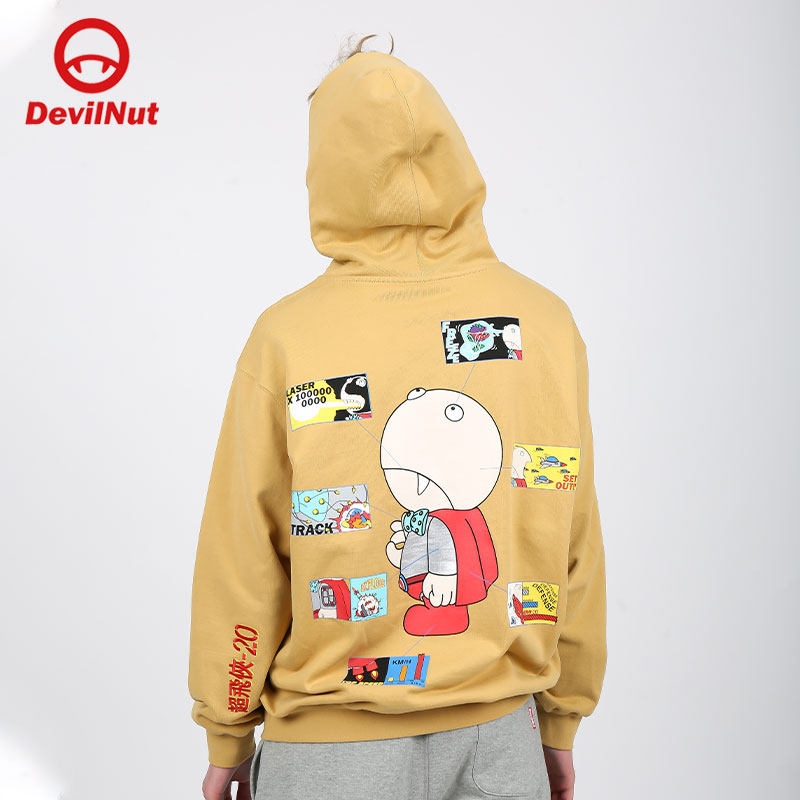 DEVIL NUT潮牌恶魔秋冬秋季新款男女情侣宽松卫衣超飞侠 ATY_虎窝淘