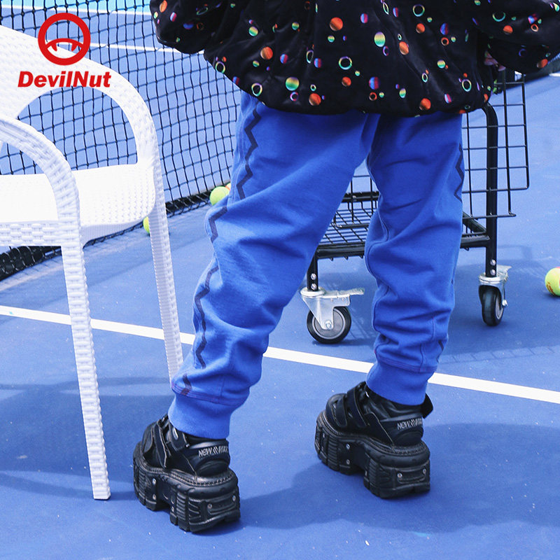 DEVIL NUT潮牌恶魔 21秋冬男女情侣休闲日式卫裤体育 ATO_虎窝淘