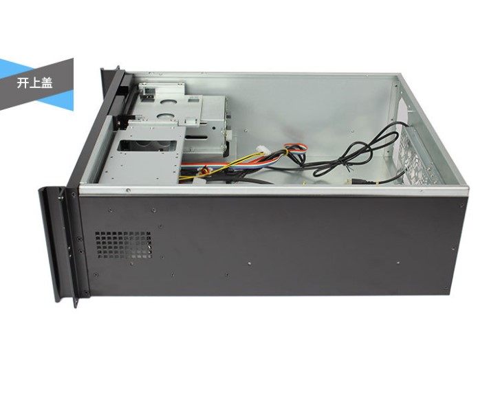4U机箱4U显示屏工控机箱8.9寸液晶屏带键盘鼠标4U服务器一体机箱_虎窝淘