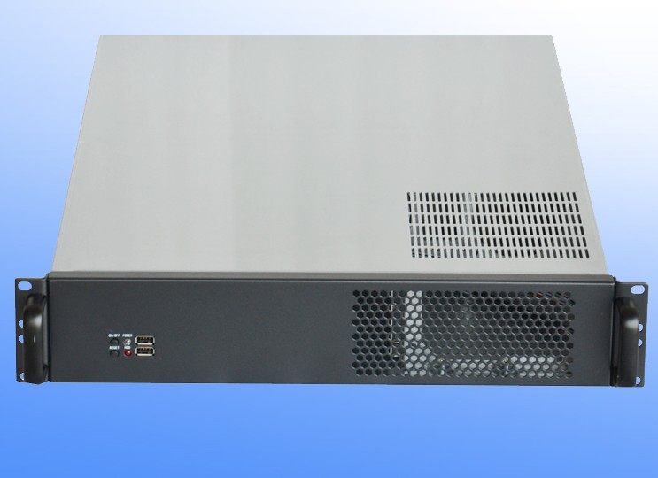 2U工控机箱服务器机箱2U550机箱 普通ATX电源 多硬盘位 大板8盘位_虎窝淘