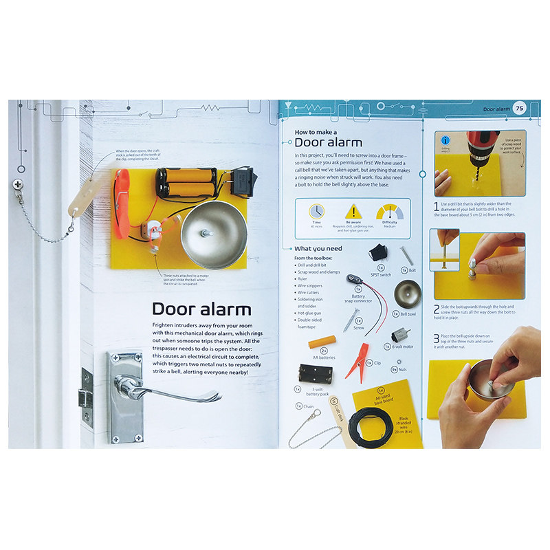 探索STEM学科电子与科学 DK出版 Inventor Lab: Projects for genius makers发明家实验室英文原版儿童 ...