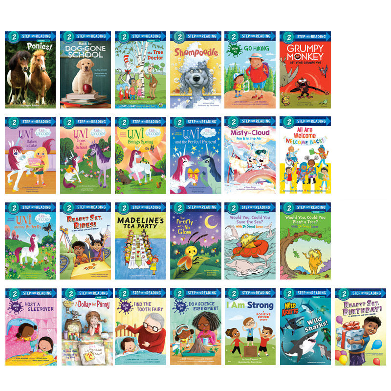 英文原版绘本 Step into Reading Step2美国兰登经典书屋系列英语分级读物25册儿童启蒙读物中小学生课外趣味阅读桥梁章节故事书_虎窝淘