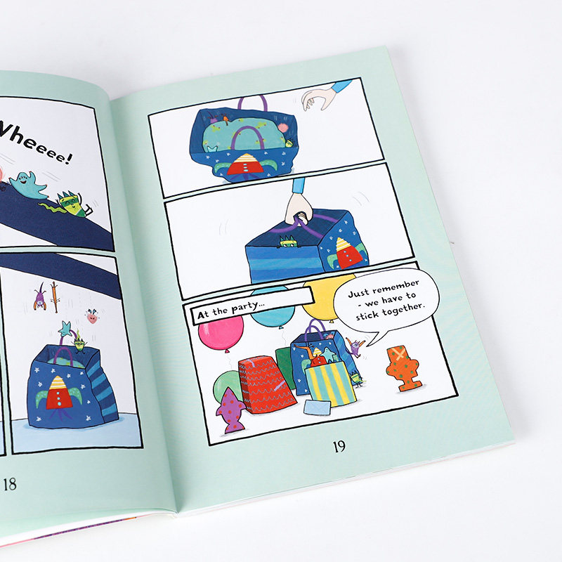 英文原版Billy and the Mini Monsters: Monsters go to a Party比利和迷你怪兽：怪兽们去参加一个 ...