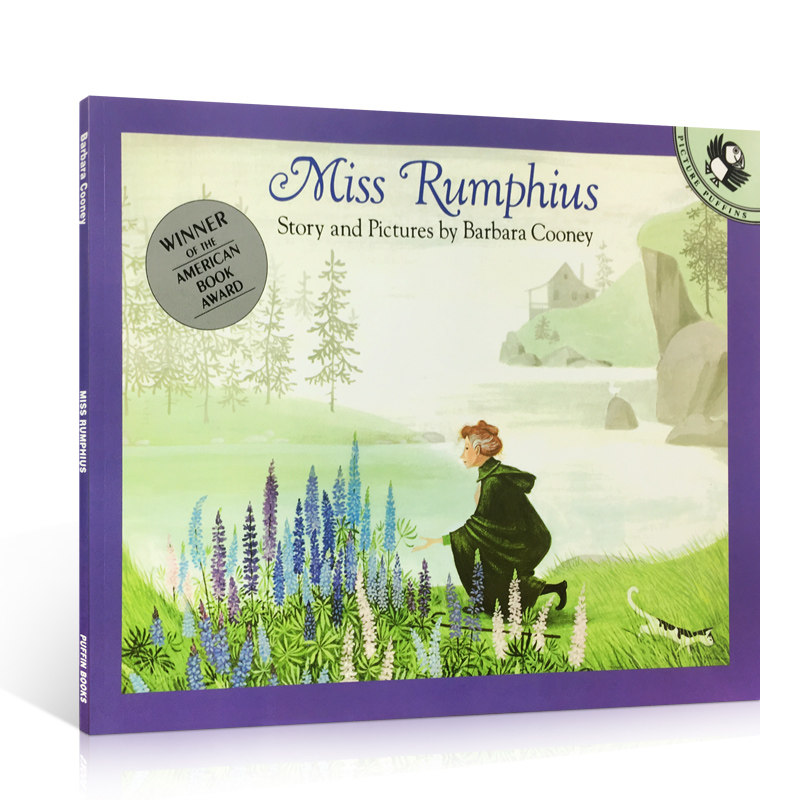 【送音频】英文原版童书 MISS RUMPHIUS Story and pictures花婆婆的故事凯迪克奖获得美国图画书奖汪培珽推荐第五阶段 ...
