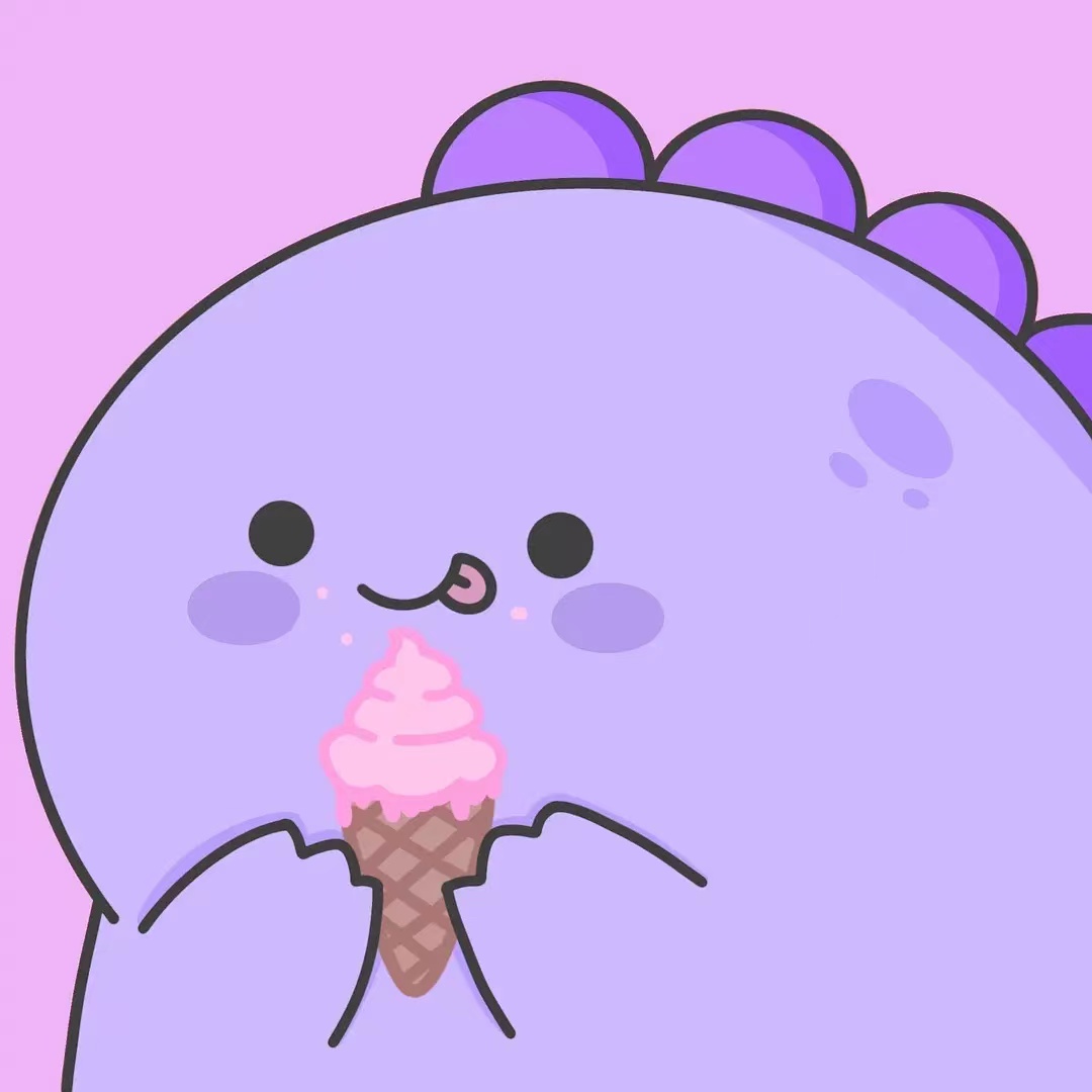 momo头像豆瓣微信小红书头像设计定制默认隐身专属小恐龙可爱表情_虎窝淘