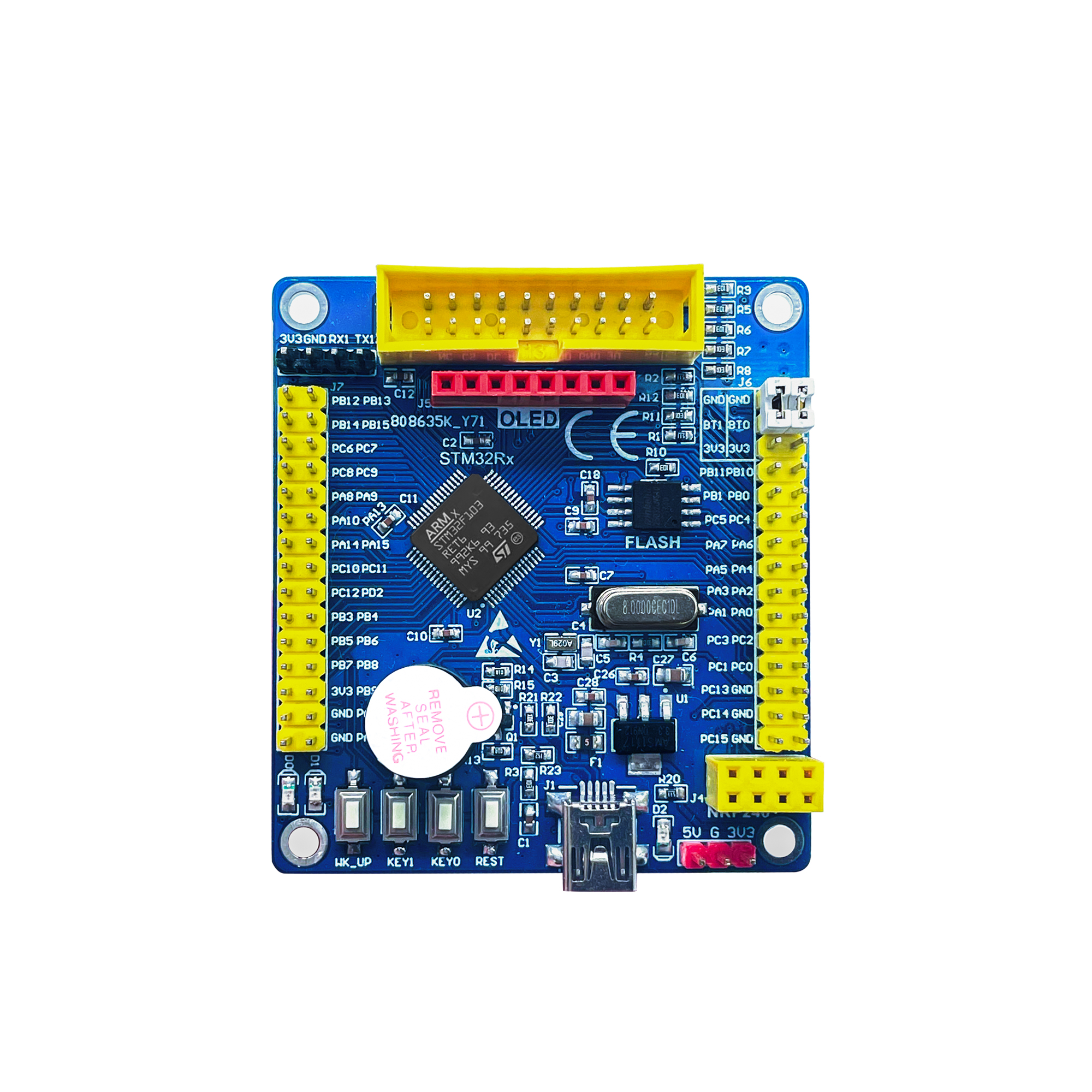 STM32开发板RBT6/R8T6核心板STM32F103RET6最小系统arm corte-M3_虎窝淘