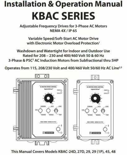 9530 KB Electronics KBAC-45 AC motor control 9530 460vac 3ph_虎窝淘