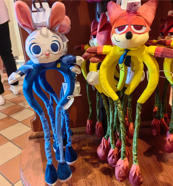 Rental Shanghai Disney genuine rental Judy Rabbit Fox headband couple ...