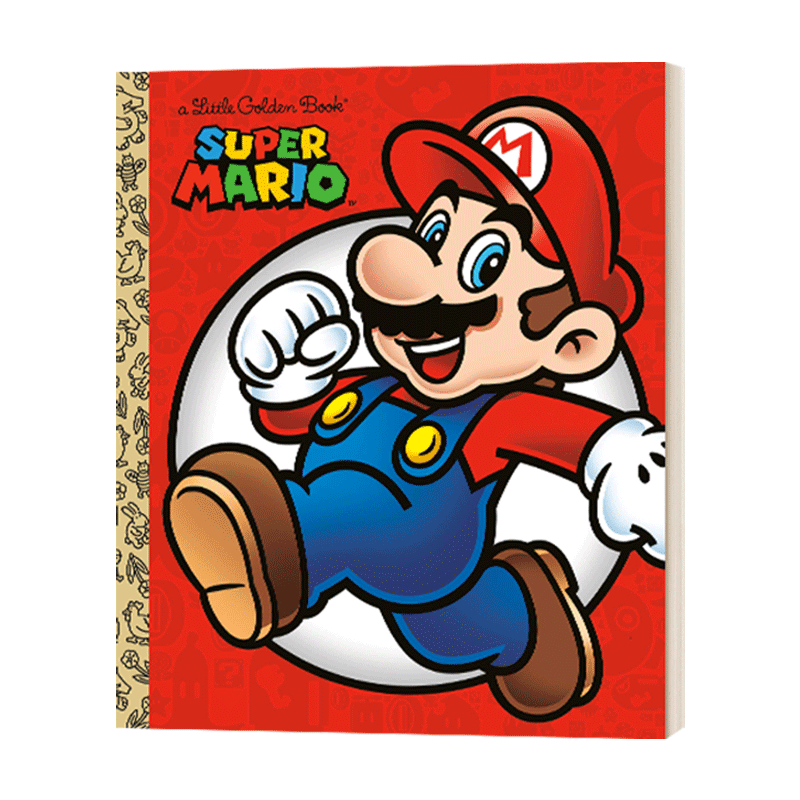 英文原版 Super Mario Little Golden Book超级马里奥兰登书屋精装小金书英文版进口英语原版书籍_虎窝淘