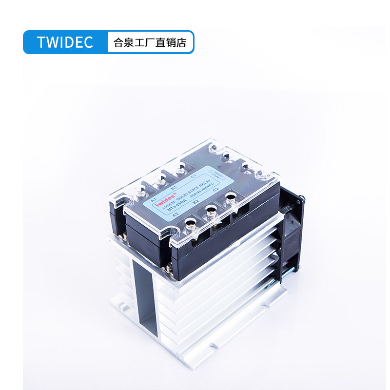 Twidec合泉三相固态继电器直流控交流ssr无触点固态调压380v整套_虎窝淘