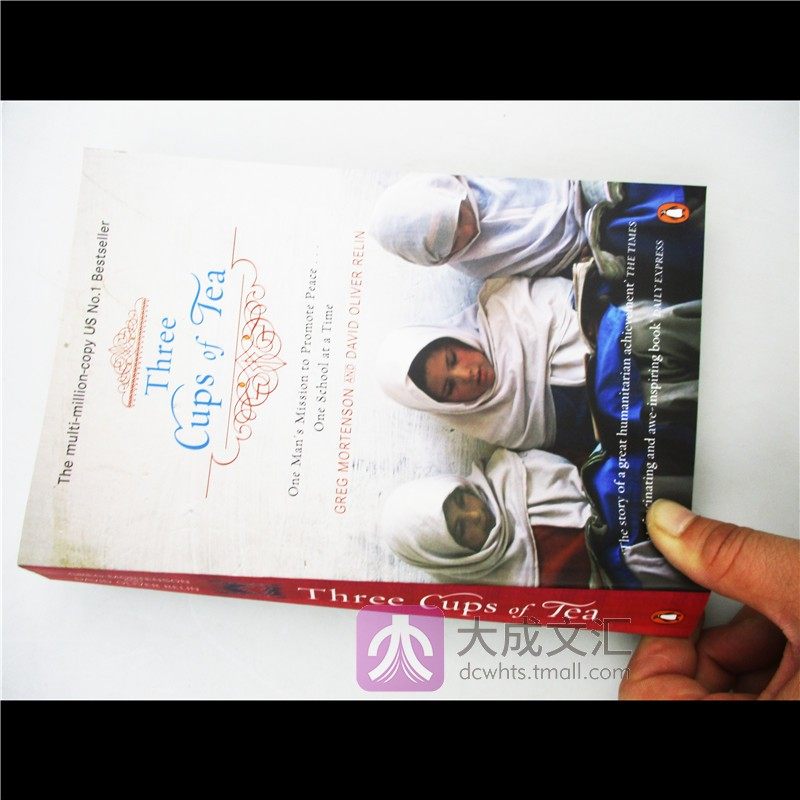 Three Cups Of Tea英文原版外国文学小说书三杯茶葛瑞格摩顿森英文版原版英语书籍_虎窝淘