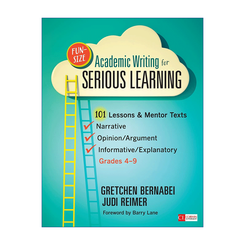 英文原版 Fun-Size Academic Writing for Serious Learning让学术写作变得简单有趣 4-9年级记叙文 ...