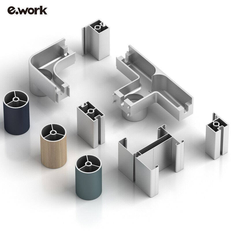 ework办公桌组合单双人职员桌简约现代双面双色办公桌电脑桌椅办_虎窝淘