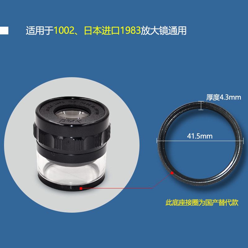 SCALE LOUPE 10X 15X放大镜刻度十倍目镜塑料透明底座透明罩配件_虎窝淘