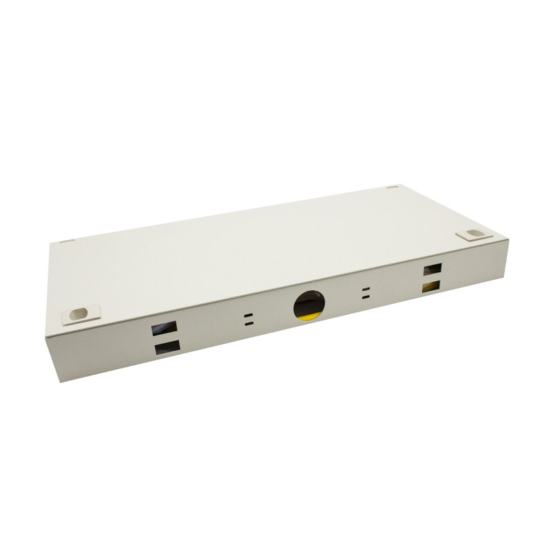 EZ-RJ24口SC满配机架式光纤终端盒光纤盒满配光端盒尾纤盒透明熔纤盒加厚1.0_虎窝淘