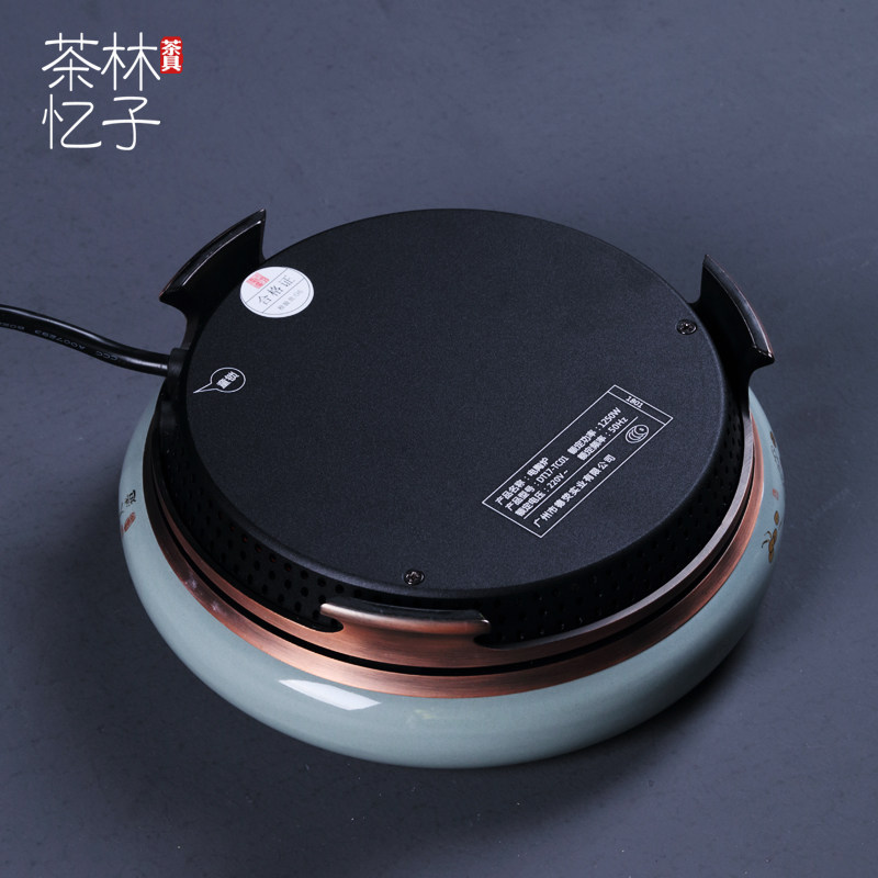 炉优优陶瓷触屏电陶炉复古中国风茶炉多点触控静音煮水煮茶器电炉_虎窝淘