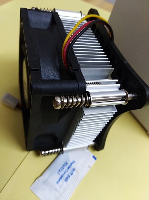 电脑主板p4/478针cpu风扇散热器7CM螺丝固定免支架油十滚珠轴承_虎窝淘