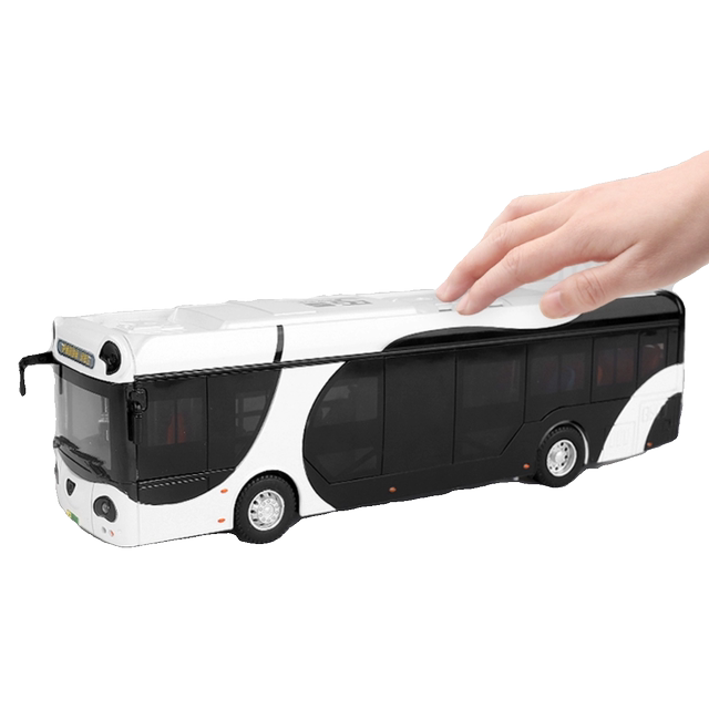 Large simulation Shanghai urban bus buses can open the door to glide ...