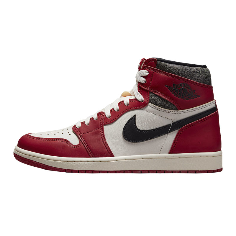 Air Jordan 1 Retro High AJ1白红芝加哥男女做旧氧化 DZ5485-612_虎窝淘