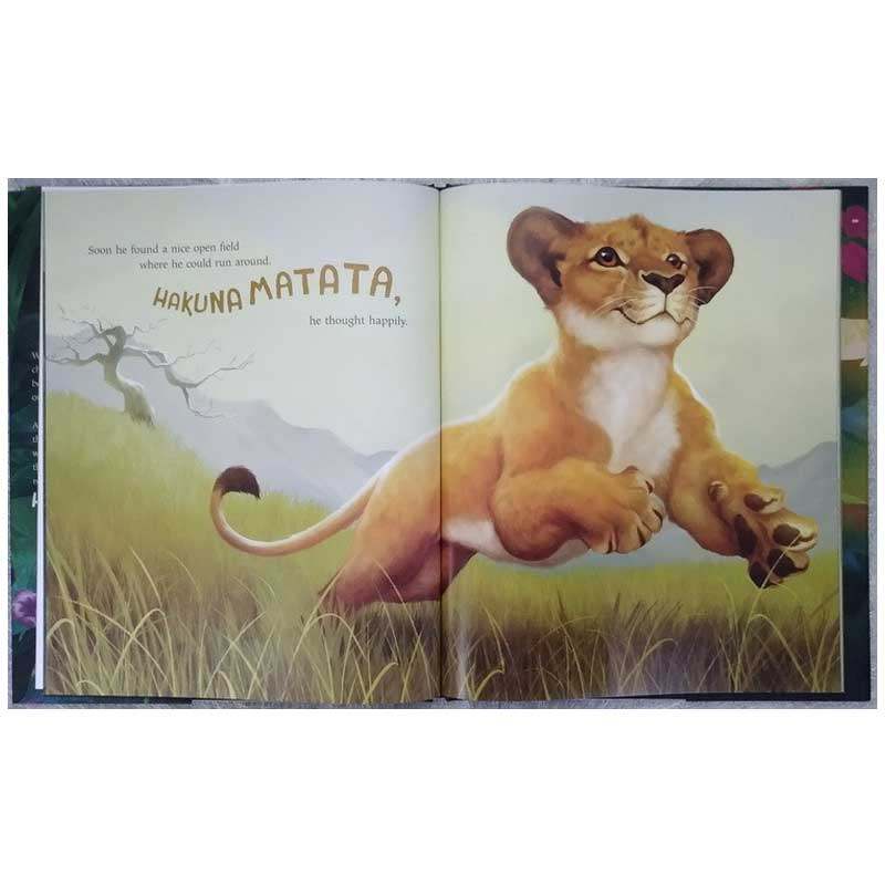 狮子王 The Lion king Hakuna Matata彭彭和丁满历险记迪士尼儿童绘本图画故事书纯全英文版正版原著进口原版英语书籍_虎窝淘