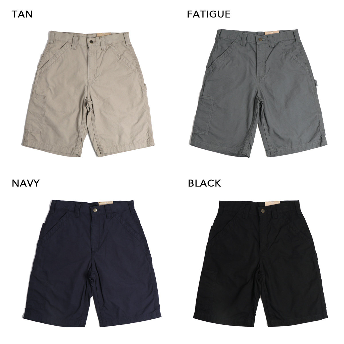 正品现货 Carhartt卡哈特主线B147细帆布做旧多口袋工装短裤男女_虎窝淘