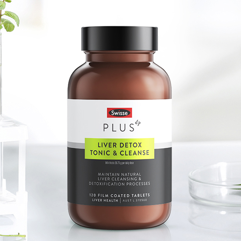【自营】Swisse PLUS高浓度奶蓟草净化片护肝片120片加班熬夜常备_虎窝淘
