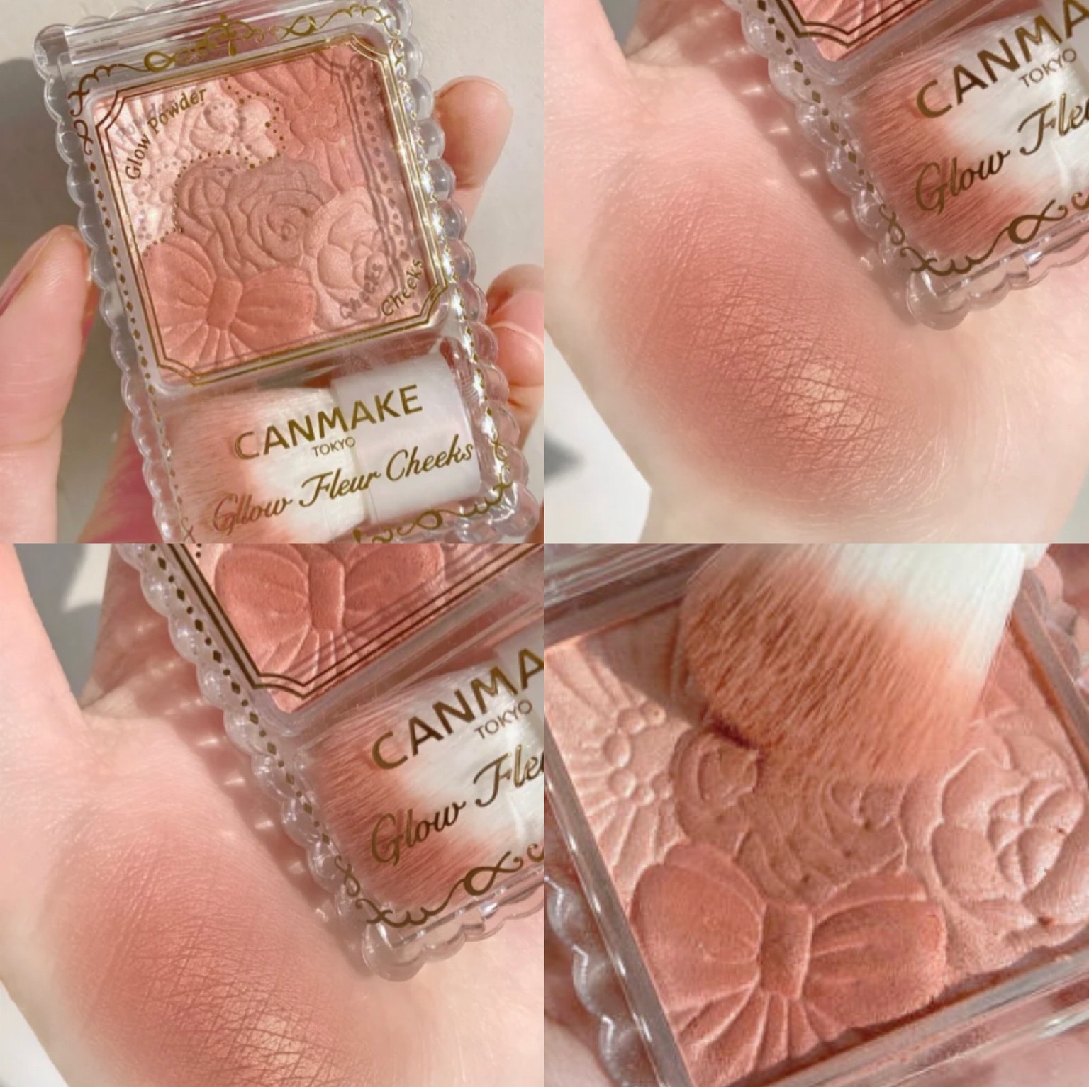 现货！日本canmake井田五色花瓣腮红09/10修容珠光15哑光05五色16_虎窝淘