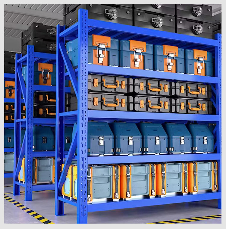 仓库货架置物架多层组合金属加厚展示架仓储库房储物架可调节铁架_虎窝淘