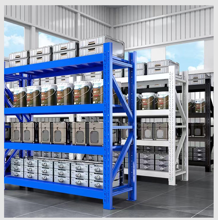 仓库货架置物架多层组合金属加厚展示架仓储库房储物架可调节铁架_虎窝淘