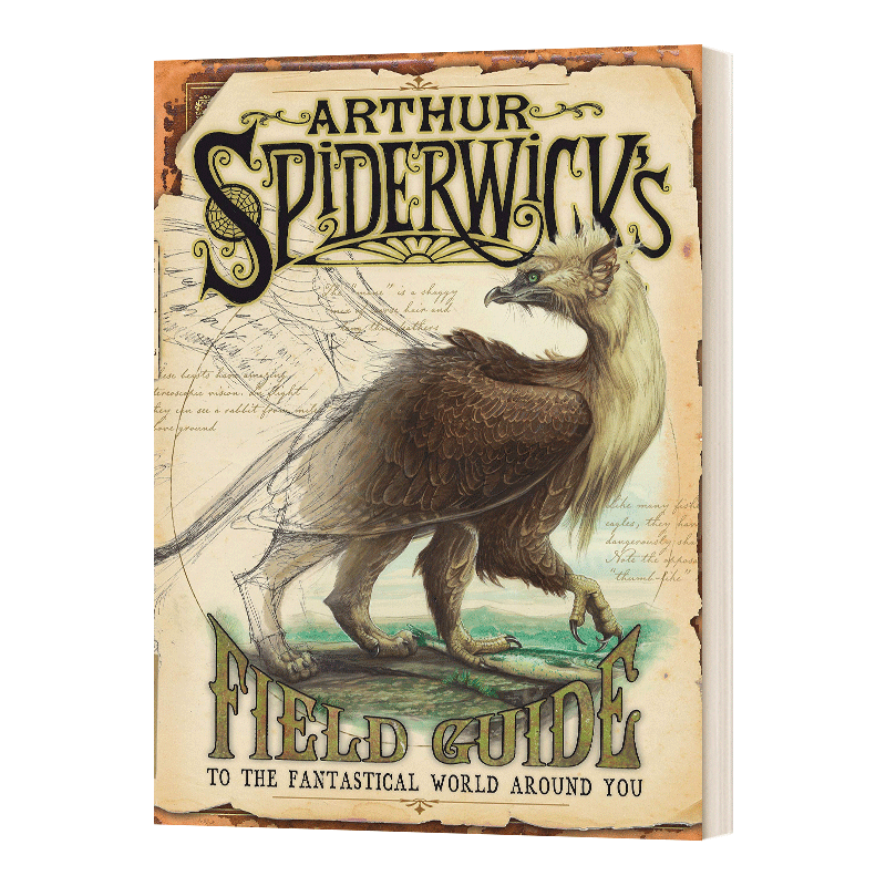 奇幻精灵事件簿奇幻世界指南英文原版 Arthur Spiderwick's Field Guide to the Fantastical ...