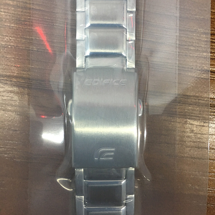 卡西欧4358 EF-526表带实心钢带手表链配件凸口 14mm男_虎窝淘