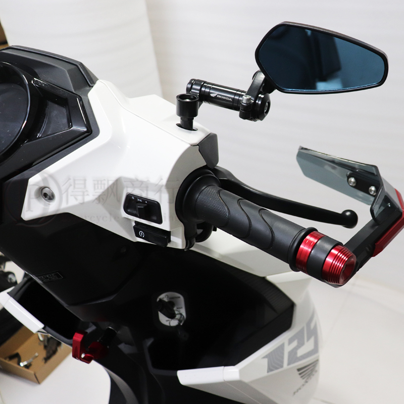 适用豪爵AFR125改装配件USR125超级鹰UCR125牛角防摔杆挡风护手罩_虎窝淘