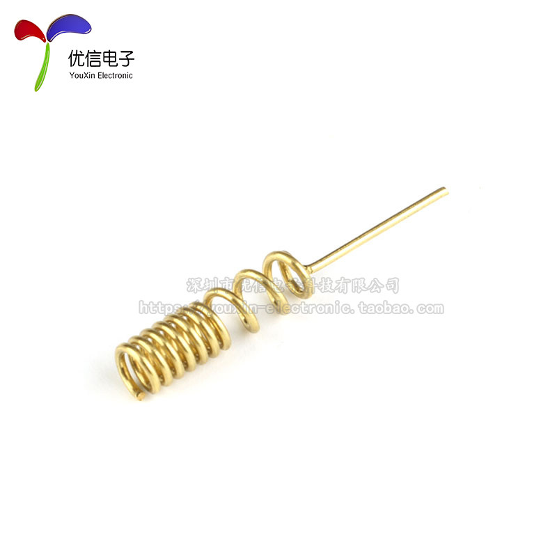 全铜GSM/GPRS弹簧天线加粗铜材螺旋线圈绕制天线GSM天线主板焊接_虎窝淘