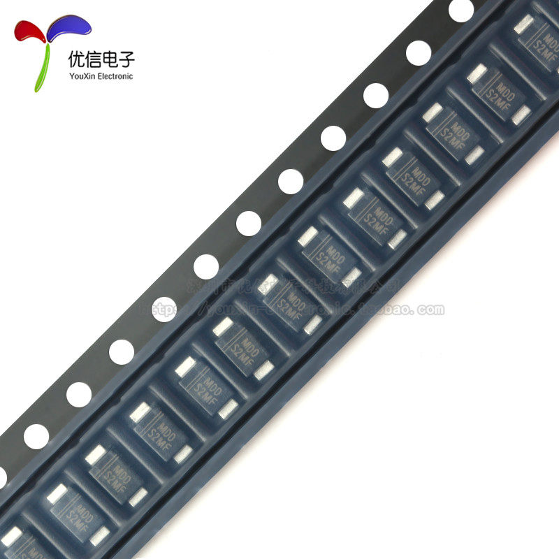 原装正品 S2MF SMAF 1000V/2A贴片超快恢复二极管整流器（10只）_虎窝淘