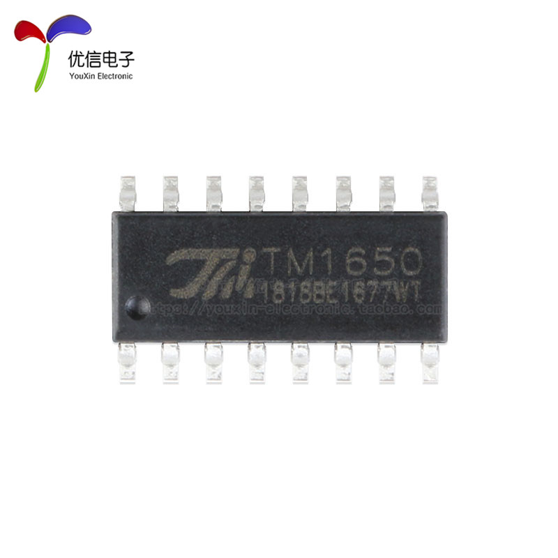 原装正品贴片 TM1650 SOP-16 LED驱动控制/键盘扫描集成电路芯片_虎窝淘