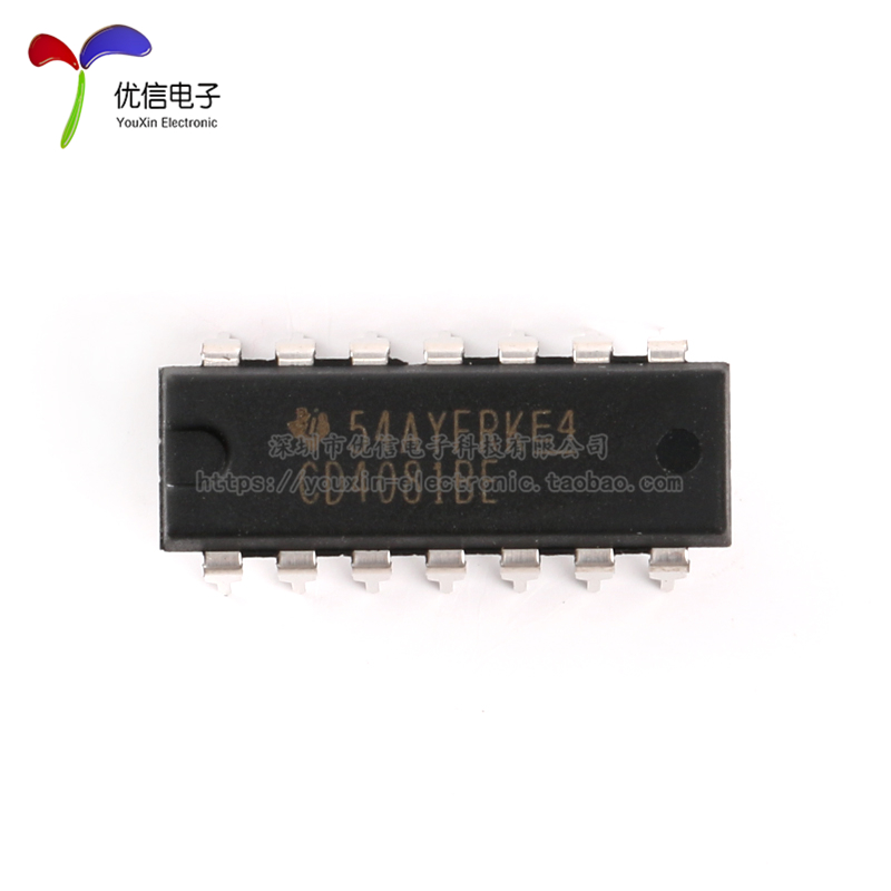 原装正品直插 CD4081BE DIP-14逻辑芯片四2输入端与门_虎窝淘