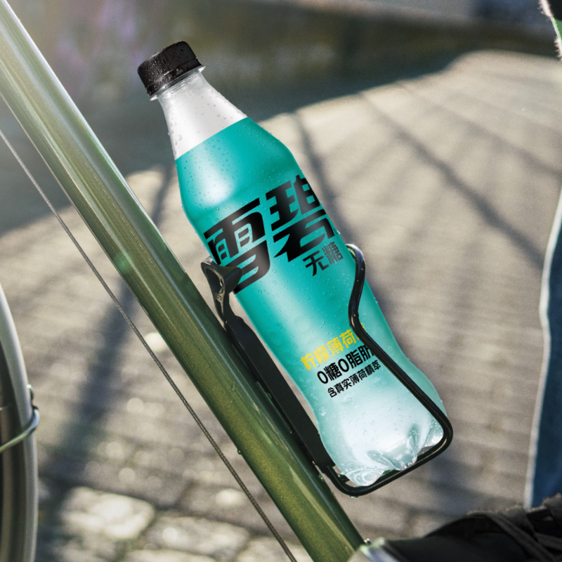 张艺兴代言雪碧无糖零卡碳酸饮料整箱装柠檬薄荷味汽水500ml*12瓶_虎窝淘