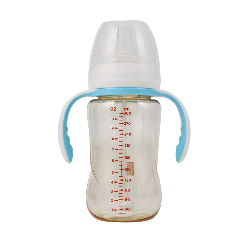 好孩子母乳实感宽口握把PPSU奶瓶300ml月龄6个月以上_虎窝淘