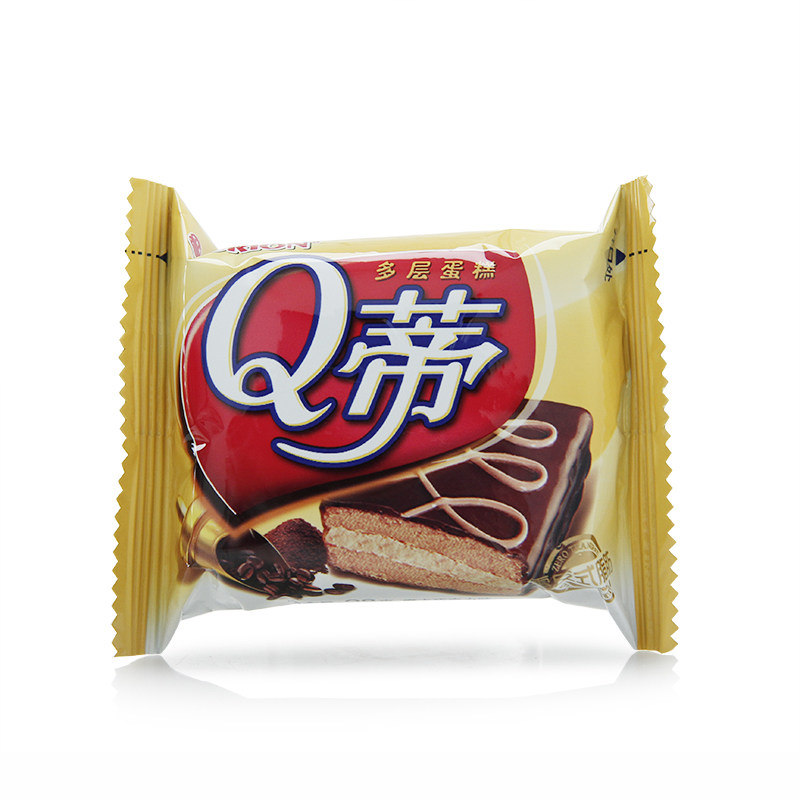 好丽友Q蒂摩卡12枚336g零食早餐面包食品休闲_虎窝淘