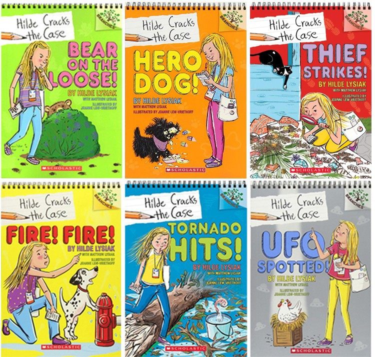 Hilde Cracks The Case小记者希尔德 6册英文原版 Scholastic Branches学乐大树系列儿童桥梁章节书英语学习 ...