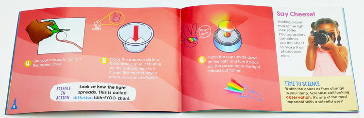 英文原版 Klutz My STEAM Lab Color Science儿童手工DIY益智图画书青少年科学实验学习书含材料包_虎窝淘