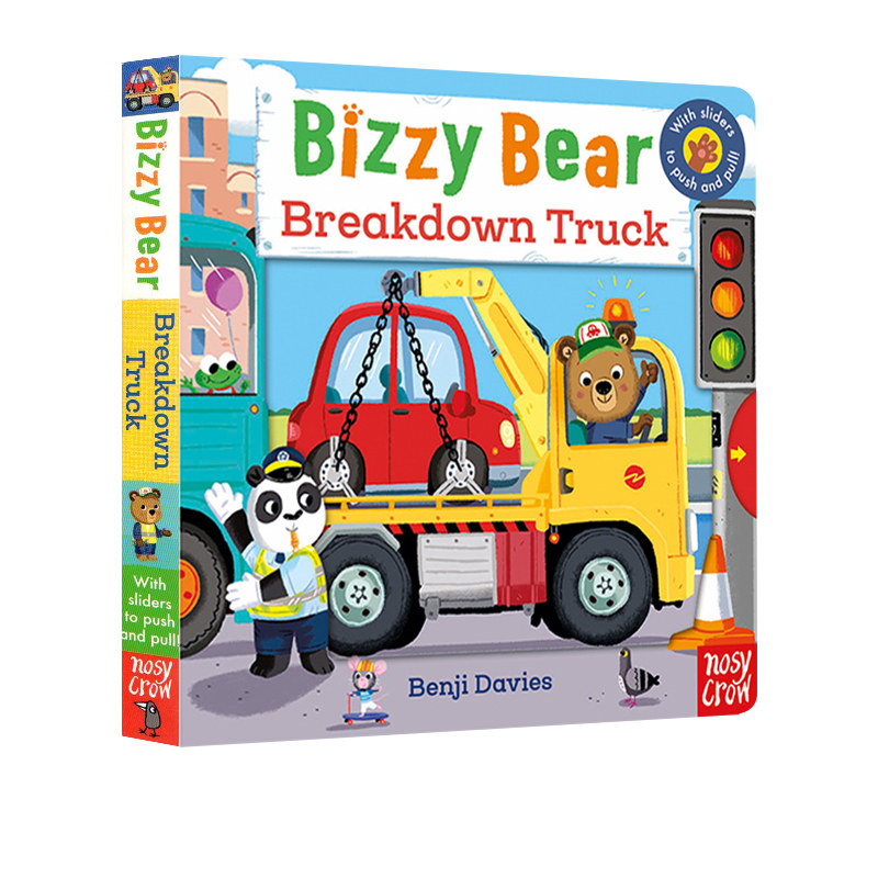 2021年新品 Bizzy Bear Breakdown Truck忙碌的小熊故障卡车纸板活动操作书 Bizzy Bear系列边玩边学儿童英语 ...